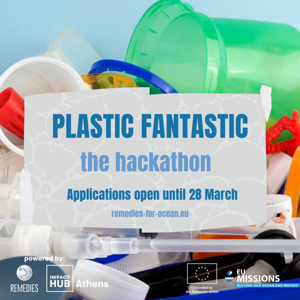 Apply for the online PLASTIC FANTASTIC Hackathon - Hack the Future of Sustainability! - Remedies