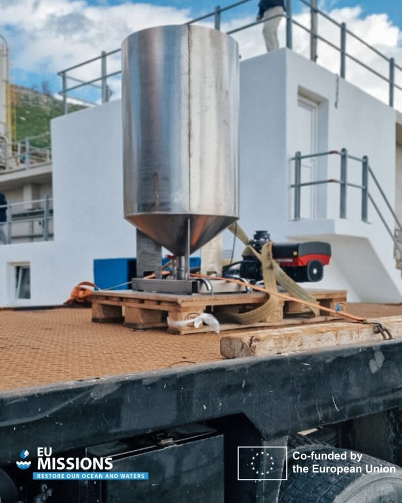 Installation of micro plastic removal system in the waste water plant ...